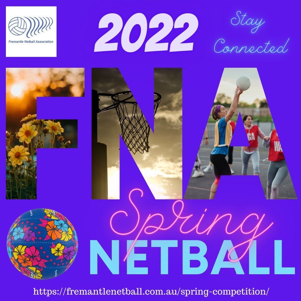 FNA Spring Netball Teams, Fremantle Netball Association, 12 October 2022