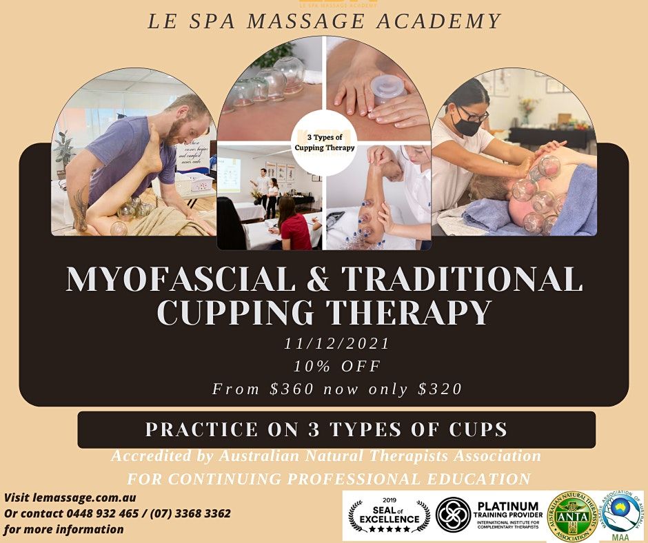 June Certificate in Traditional Cupping/Myofascial Cupping, 8/31 Black ...