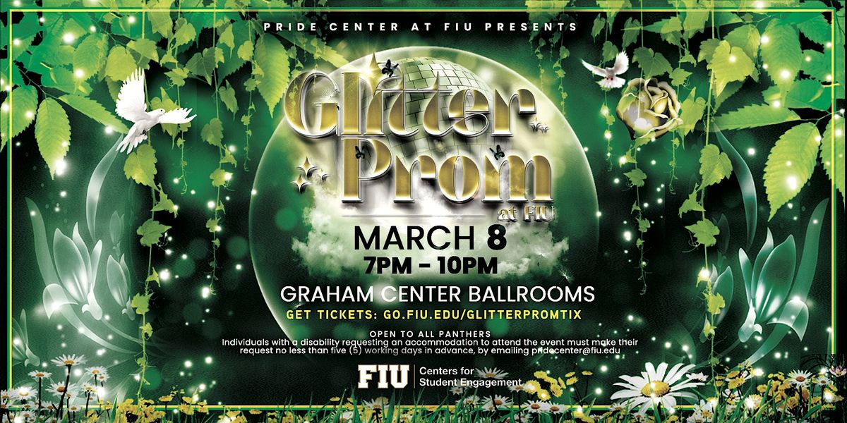 Glitter Prom 2024 at FIU, GC Ballrooms, MMC, Miami, 8 March 2024