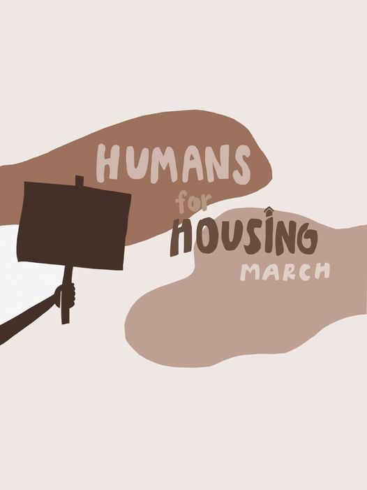 Humans for Housing March, Spokane Clock Tower Spokane, 24 April 2021