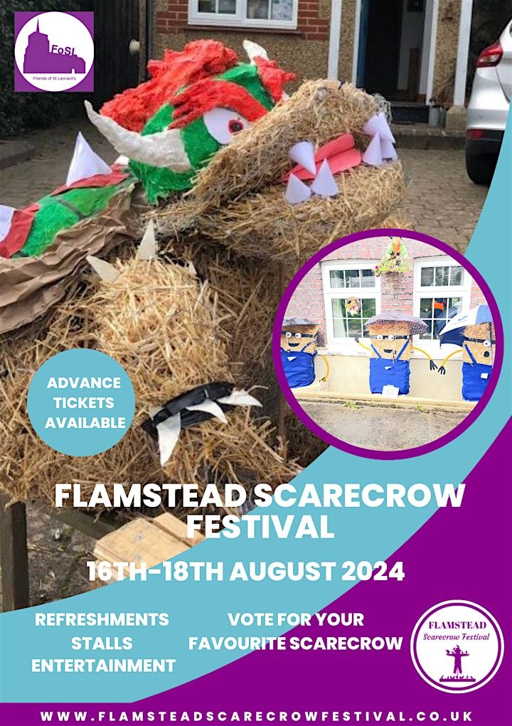 Flamstead Scarecrow Festival 2024, Flamstead Village, 16 August to 18 ...