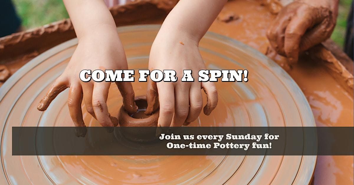Come for a Spin ! One time Pottery class, The Pottery Barn at McKinney ...