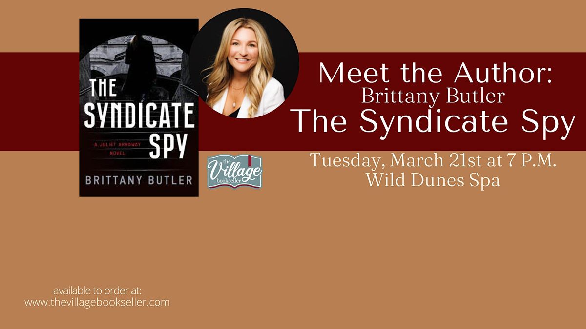 Meet the Author: Brittany Butler of The Syndicate Spy, Sweetgrass Inn ...