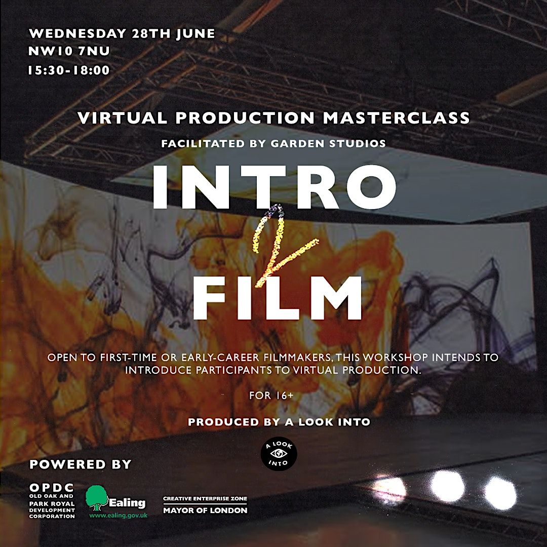 FILMMAKING WORKSHOP : Virtual Production with Garden Studios, Garden ...
