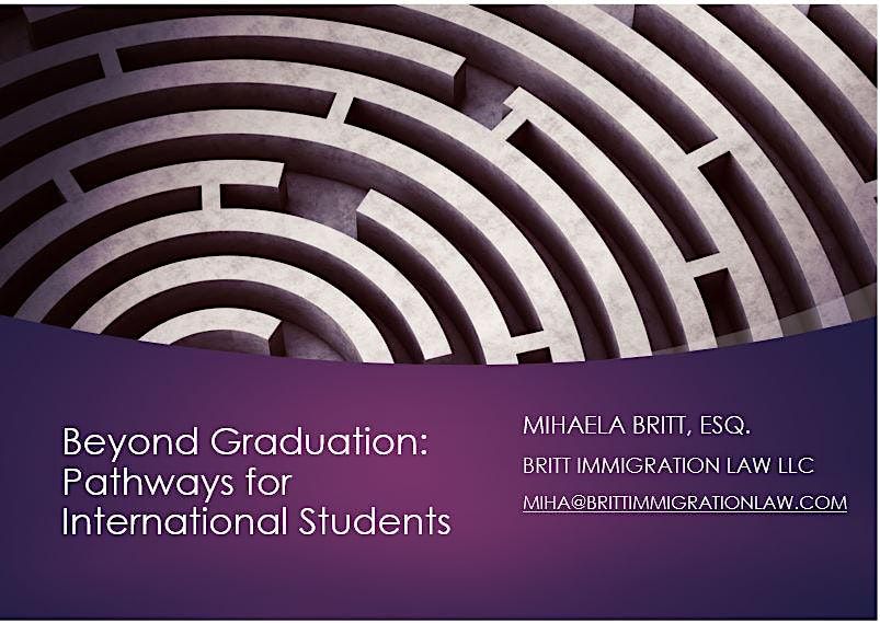 Beyond Graduation: Pathways for International Students, 1 University ...