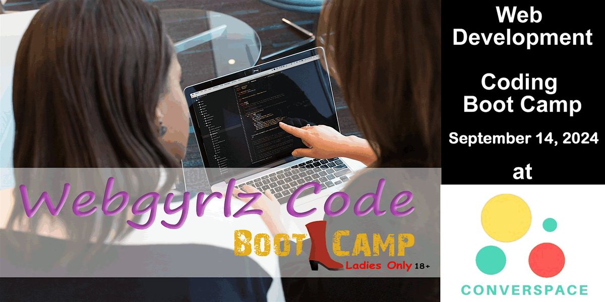 2024 Web Development Coding Boot Camp - Ladies Only, Converspace, Columbia, 14 September 2024