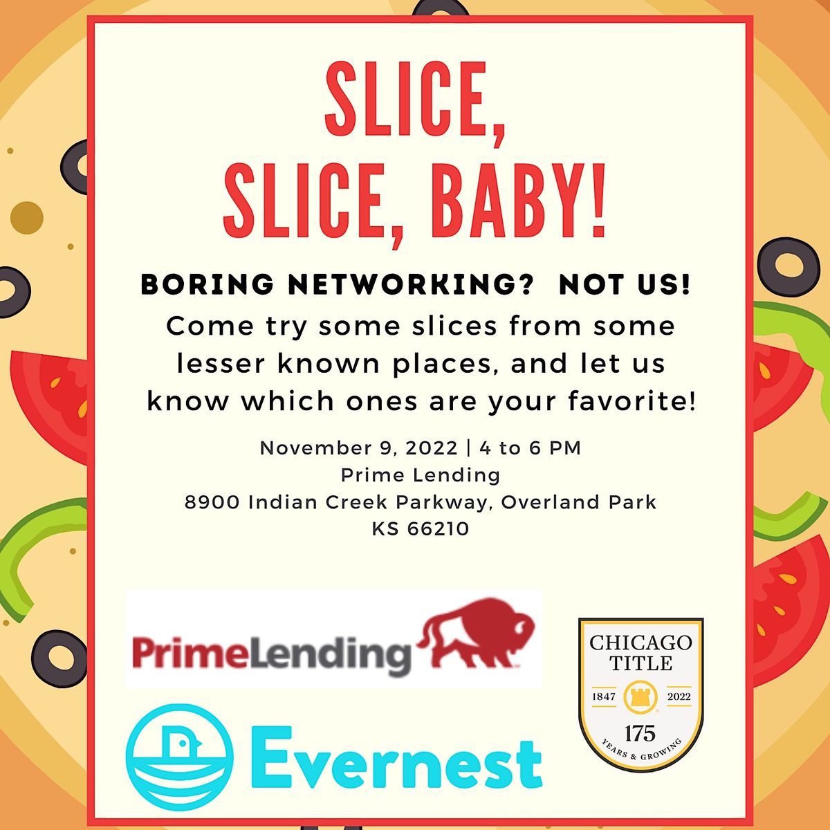 Slice, Slice Baby!, Prime Lending, Overland Park, 9 November 2022