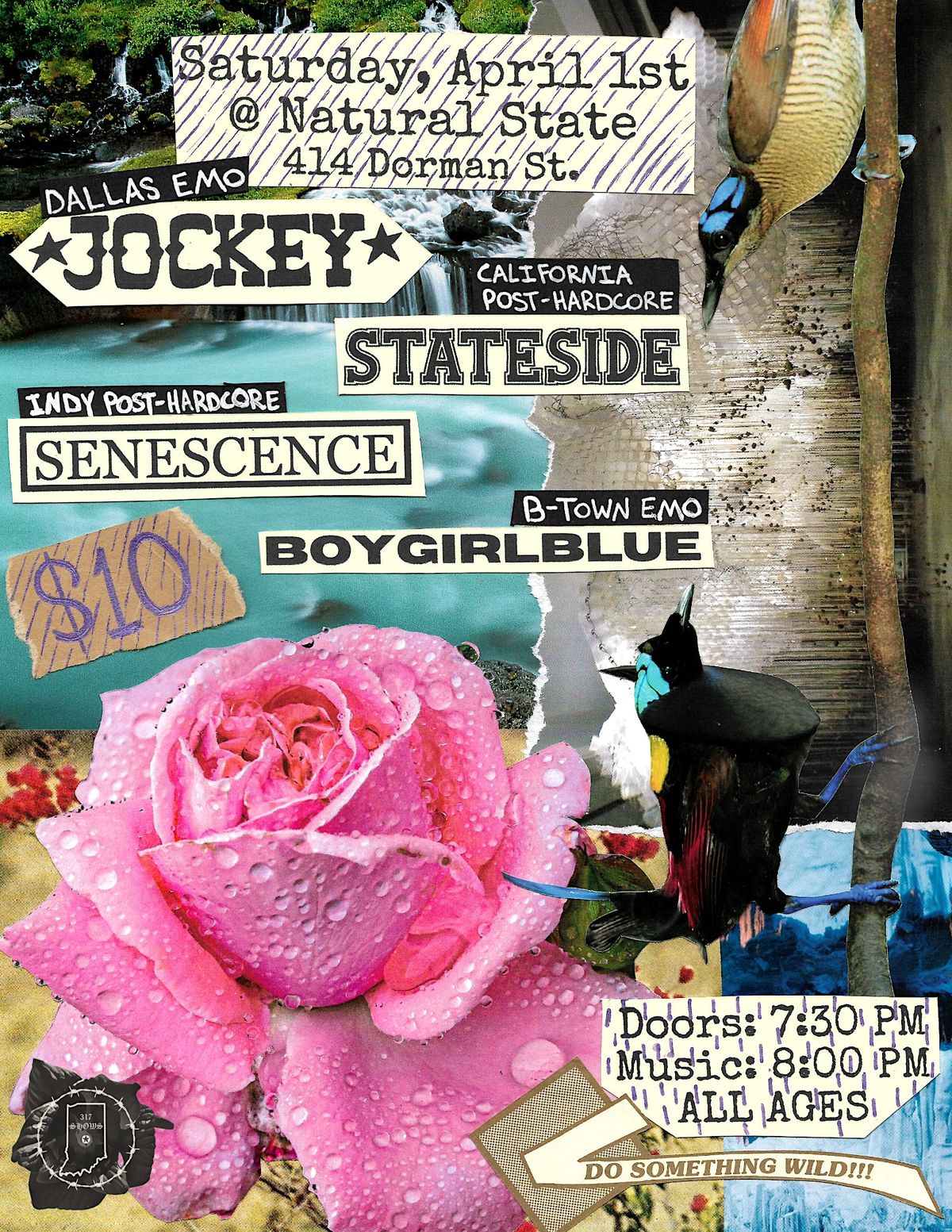 Jockey / Stateside / Senescence / BoyGirlBlue @ Natural State, Natural ...