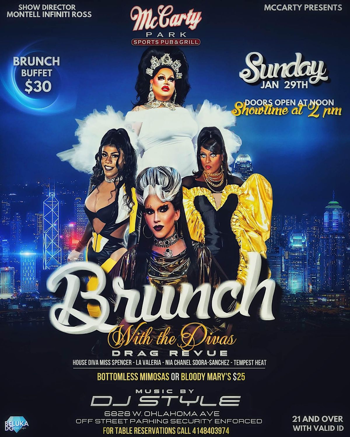 McCartys Drag Brunch Revue Show, McCarty Park Sports Pub & Grill ...