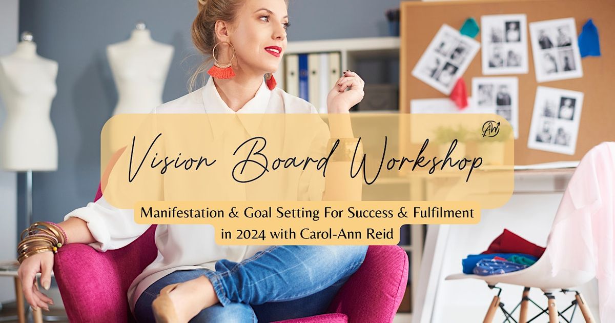 Vortex Vision Board Workshop 2024, Festival Hall, Alderley Edge, 21 January 2024