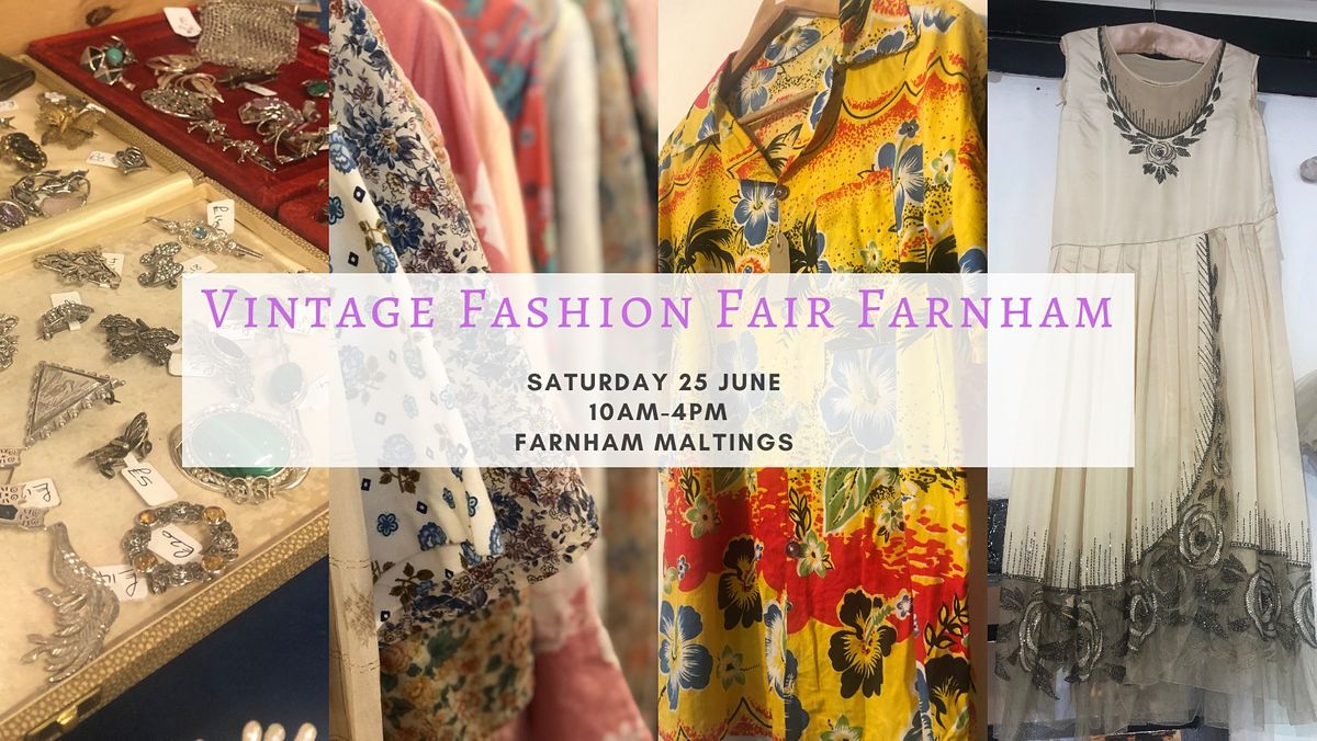Vintage Fashion Fair Farnham June 2022, Farnham Maltings, 25 June 2022