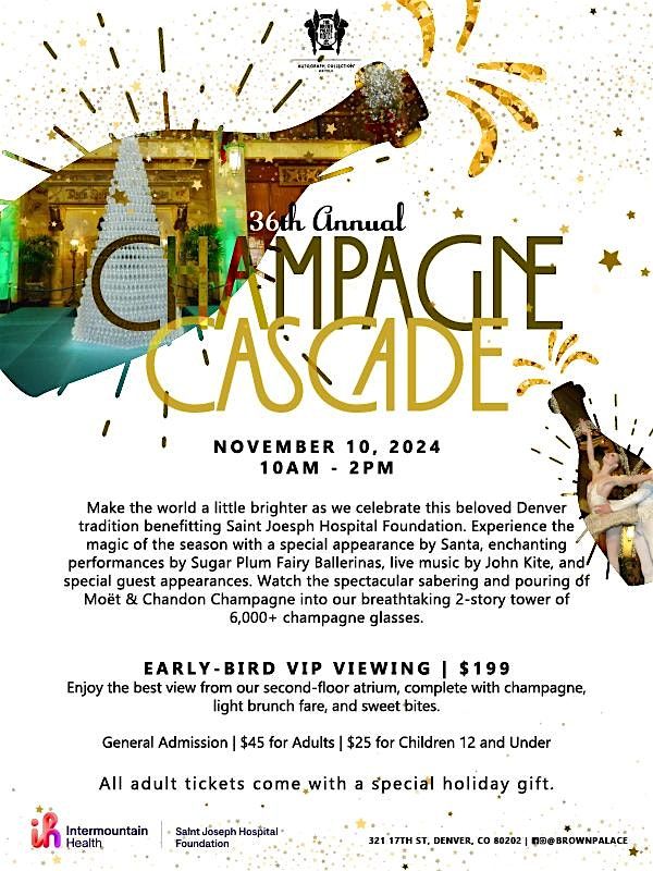 36th Annual Champagne Cascade, Benefitting Saint Joseph Hospital ...