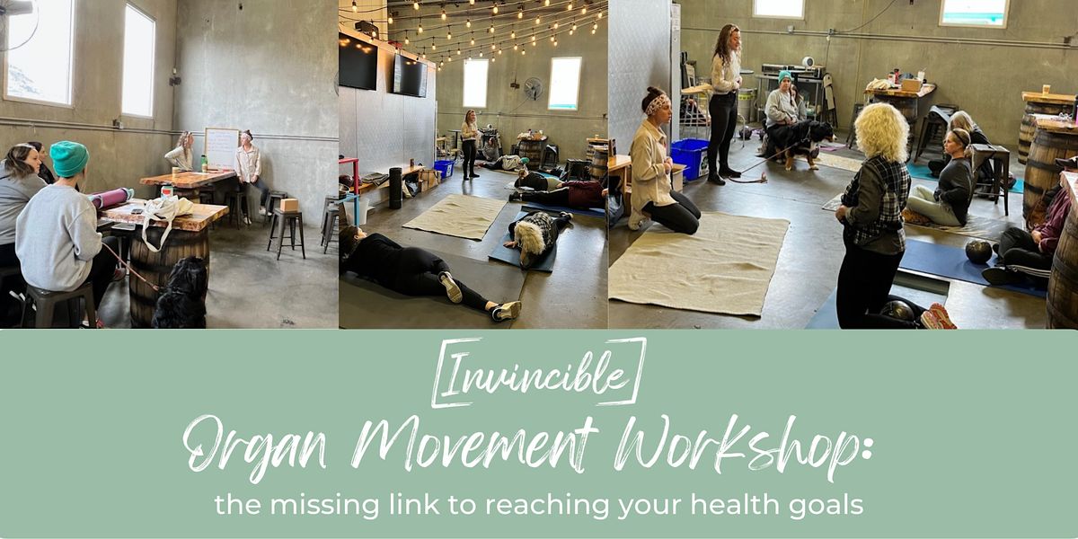 Organ Movement Workshop: the missing link to reaching your health goals ...