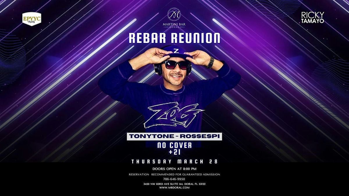 Rebar Reunion, Martini Bar Doral, 28 March 2024