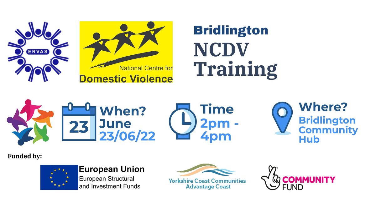National Centre for Domestic Violence (NCDV) Training, Bridlington ...