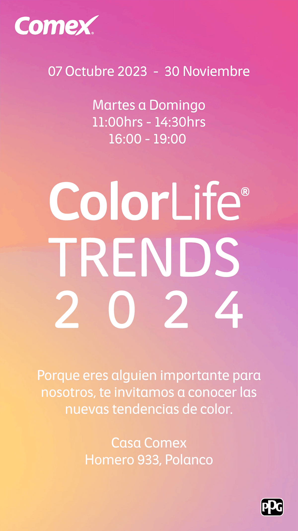 Showroom ColorLife Trends 2024, Av. Homero 933, Ciudad de México, 12 ...