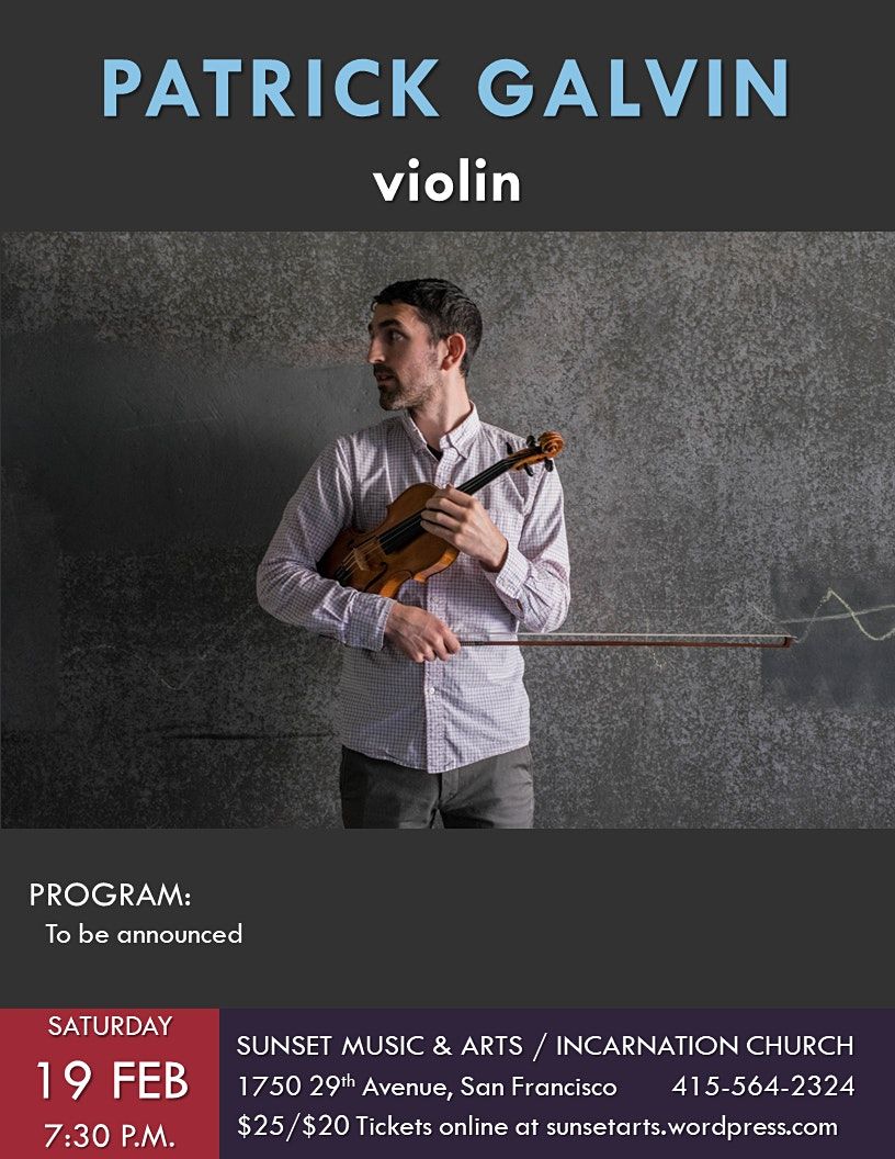 Patrick Galvin and Jung-eun Kim in concert, Episcopal Church of the ...