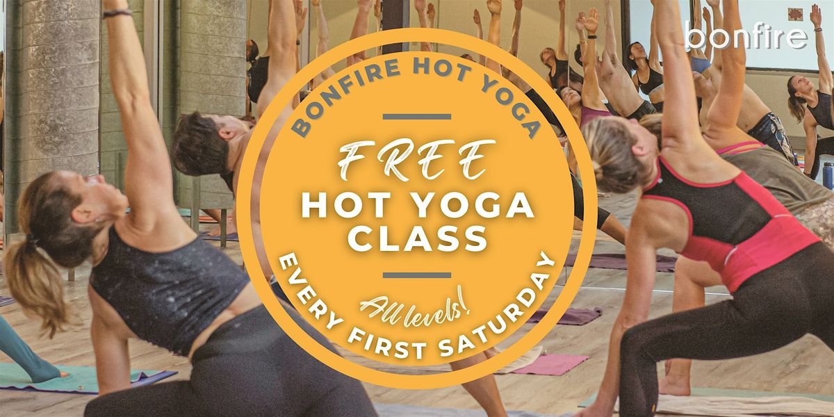 Free Community Hot Yoga Class, Bonfire Hot Yoga, Beaverton, 1 June 2024
