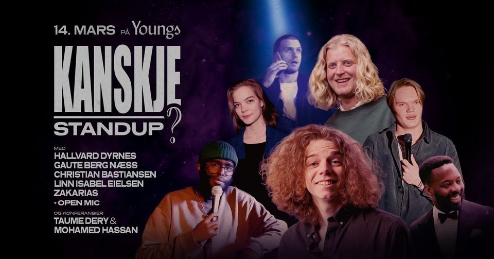 Kanskje standup?, Youngs Oslo, 14 March 2023