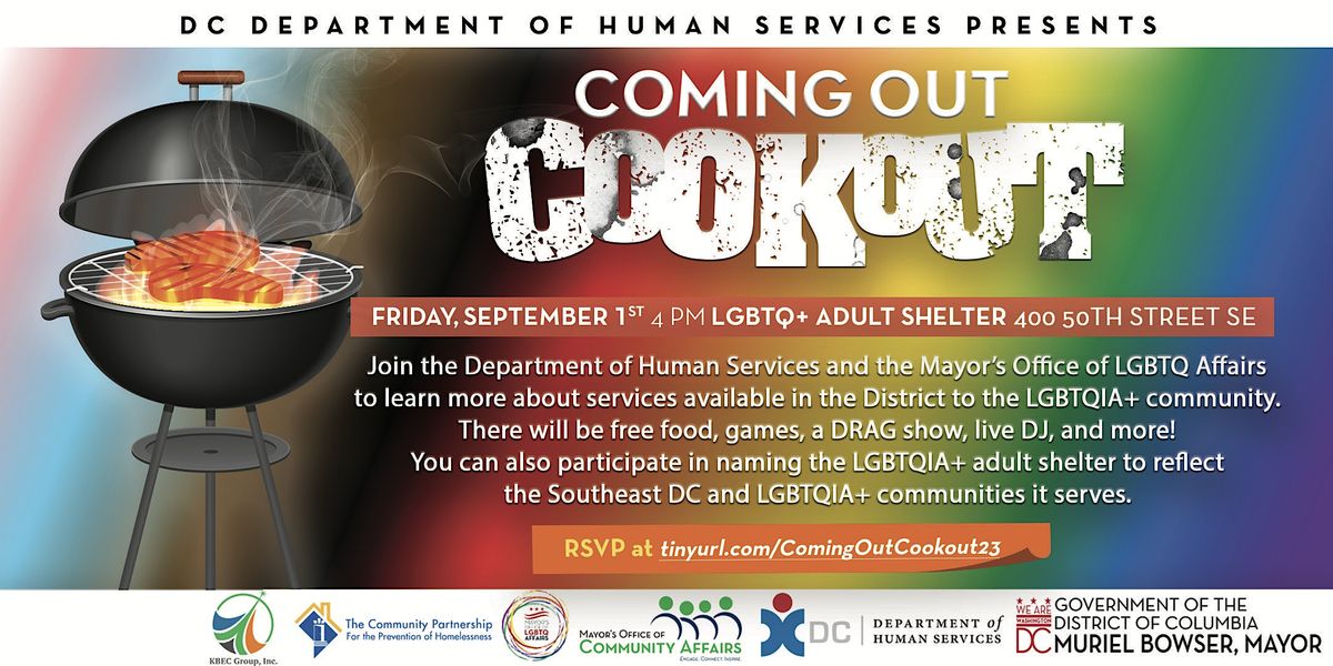 Coming Out Cookout and Celebration, Living Life Alternatives Shelter ...