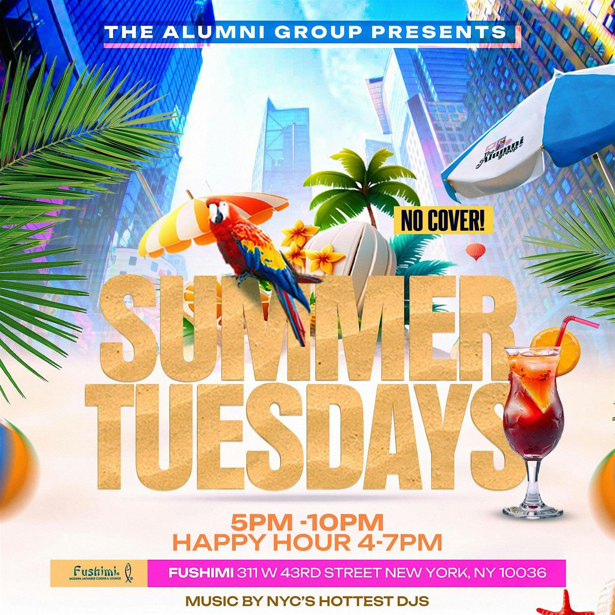 Summer Tuesdays - Afterwork Happy Hour, Fushimi Times Square, New York ...