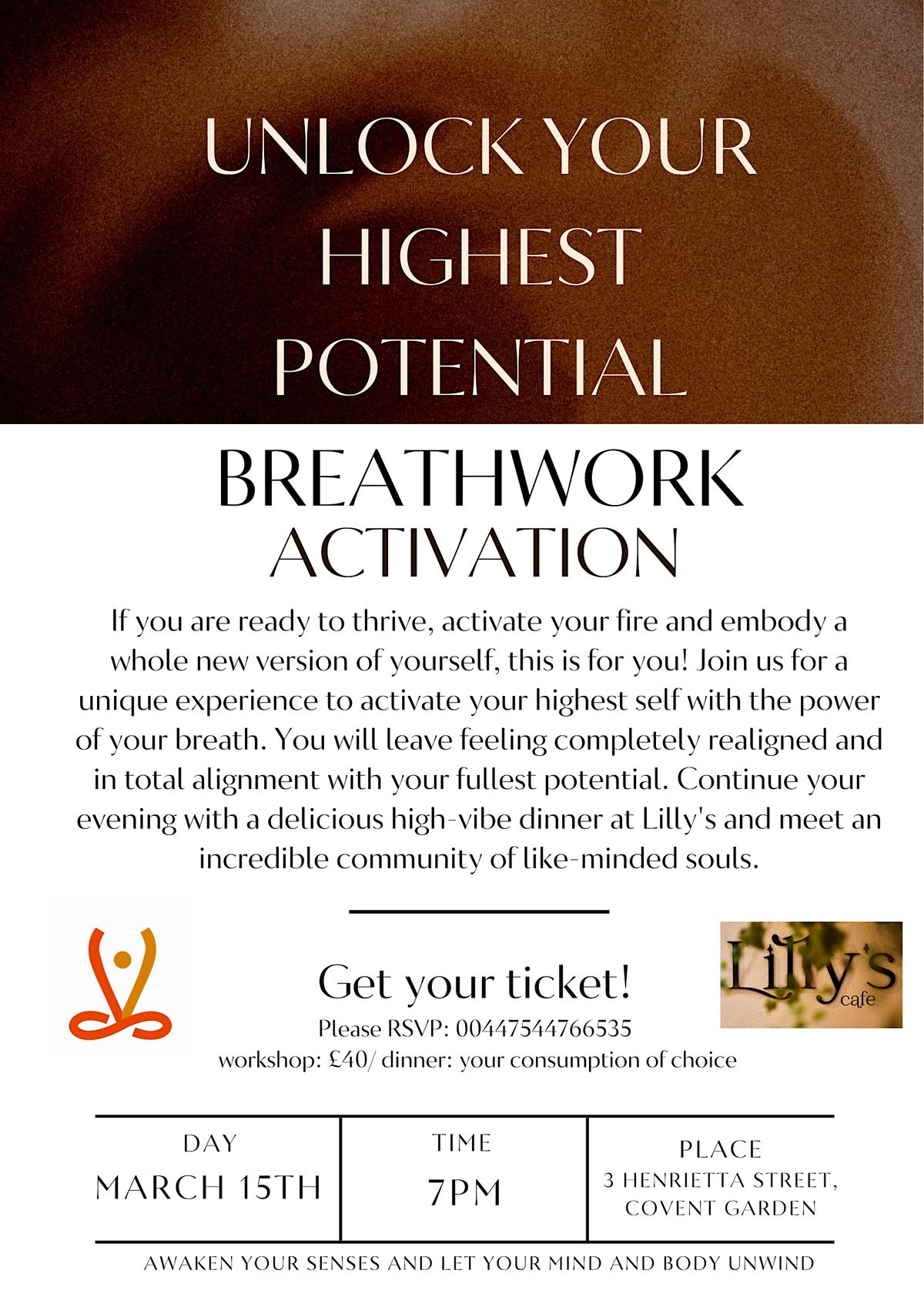 Activate your Higher Self - Breathwork Ceremony, 3 Henrietta street ...