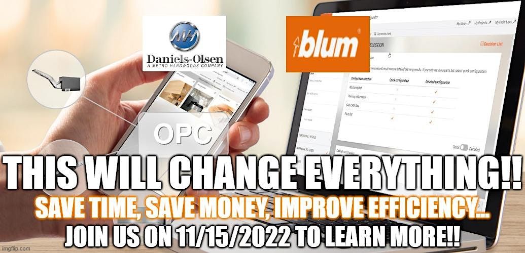 Blum Technology Breakthrough - OPC Introduction, Hilton Garden Inn ...