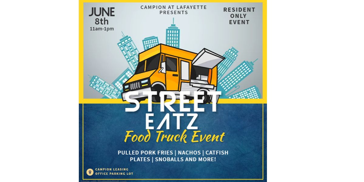Street Eatz Food Truck Event, Campion at Lafayette, 8 June 2022