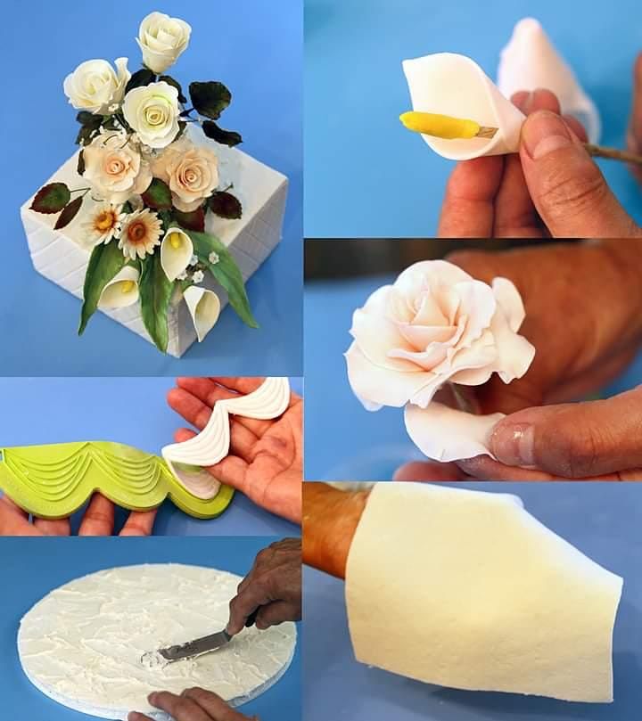Creating Realistic Roses with Flexiques Co-Owner Marilyn Bawol, The ...