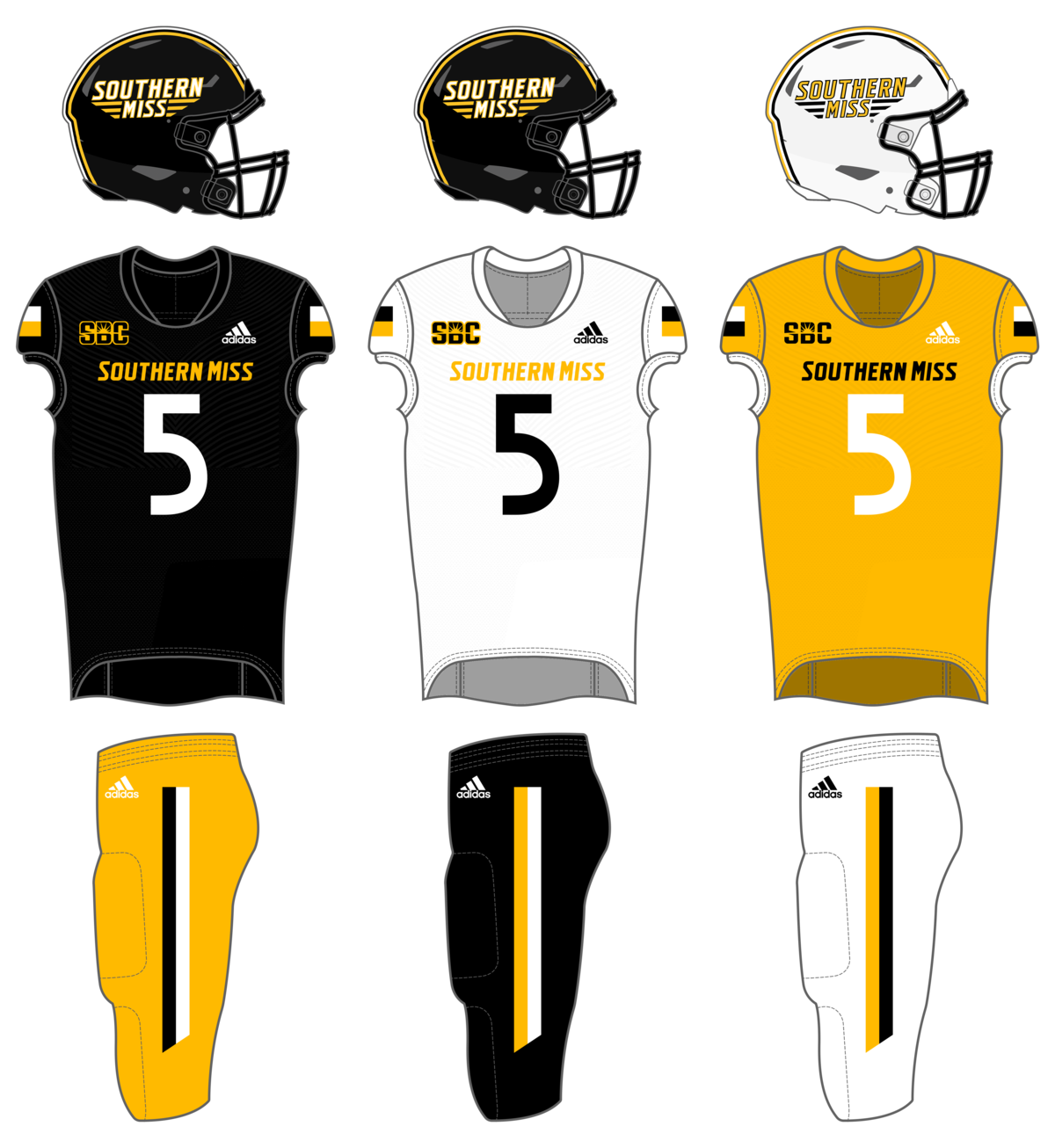 South Florida Bulls at Southern Miss Golden Eagles Football, USM MM ...