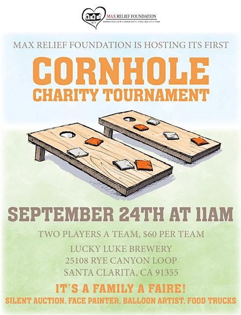 Cornhole Charity Tournament, 25108 Rye Canyon Loop, Santa Clarita, 24 ...