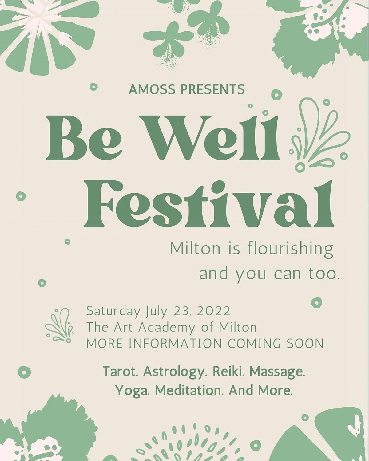 Be Well Festival, Art Academy of Milton, 23 July 2022