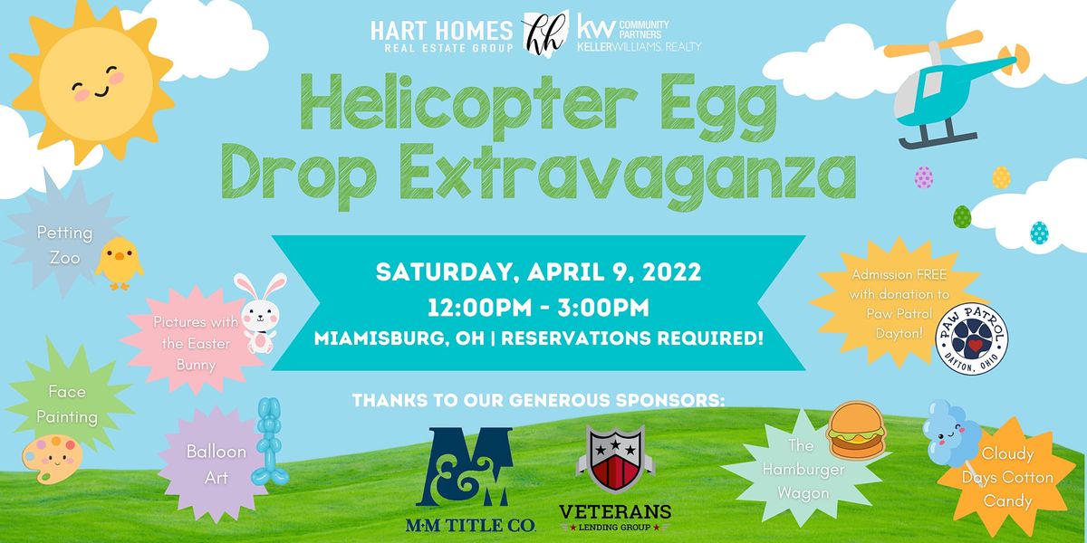 2022 Helicopter Egg Drop Extravaganza, 2835 Miami Village Dr, Miamisburg, 9 April 2022