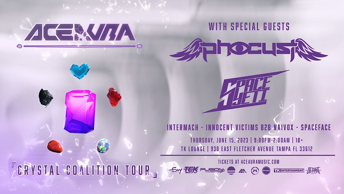 ACE AURA CRYSTAL COALITION TOUR @ TK LOUNGE, Tampa Karaoke Vip / TK ...