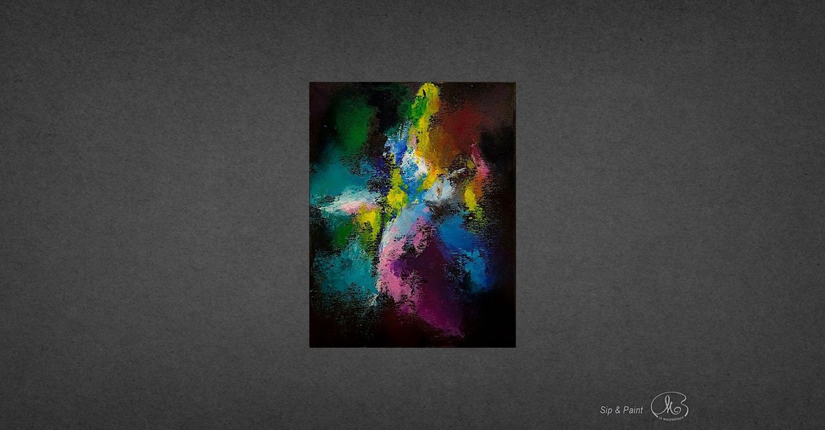 Sip and Paint: Chaos Abstract Art (Friday), Le Masterpiece, Petaling Jaya, 4 November 2022