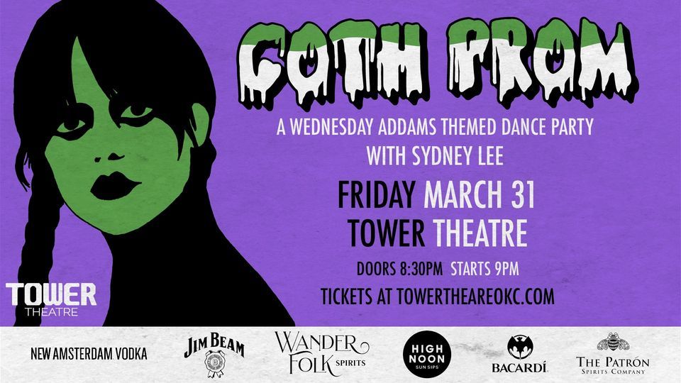 Goth Prom: Wednesday Addams Dance Party w/ Sydney Lee, Tower Theatre ...