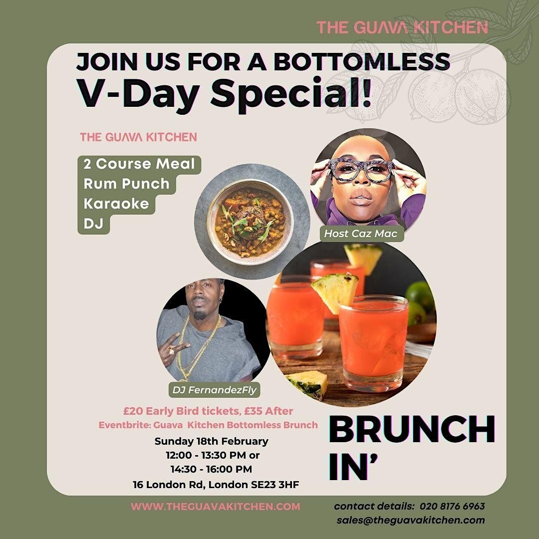 Guava Kitchen Bottomless Brunch: V-Day Special, The Guava Kitchen ...