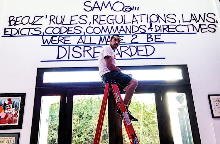 GRAFFITI STYLE DESIGN WITH AL DIAZ “SAMO”, Tribeca Synagogue, New York ...