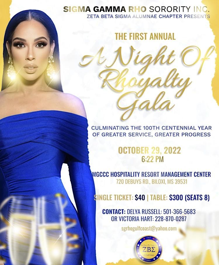 SGRHO ZETA BETA SIGMA GALA, 769 Debuys Rd, Gulfport, 20 September 2022