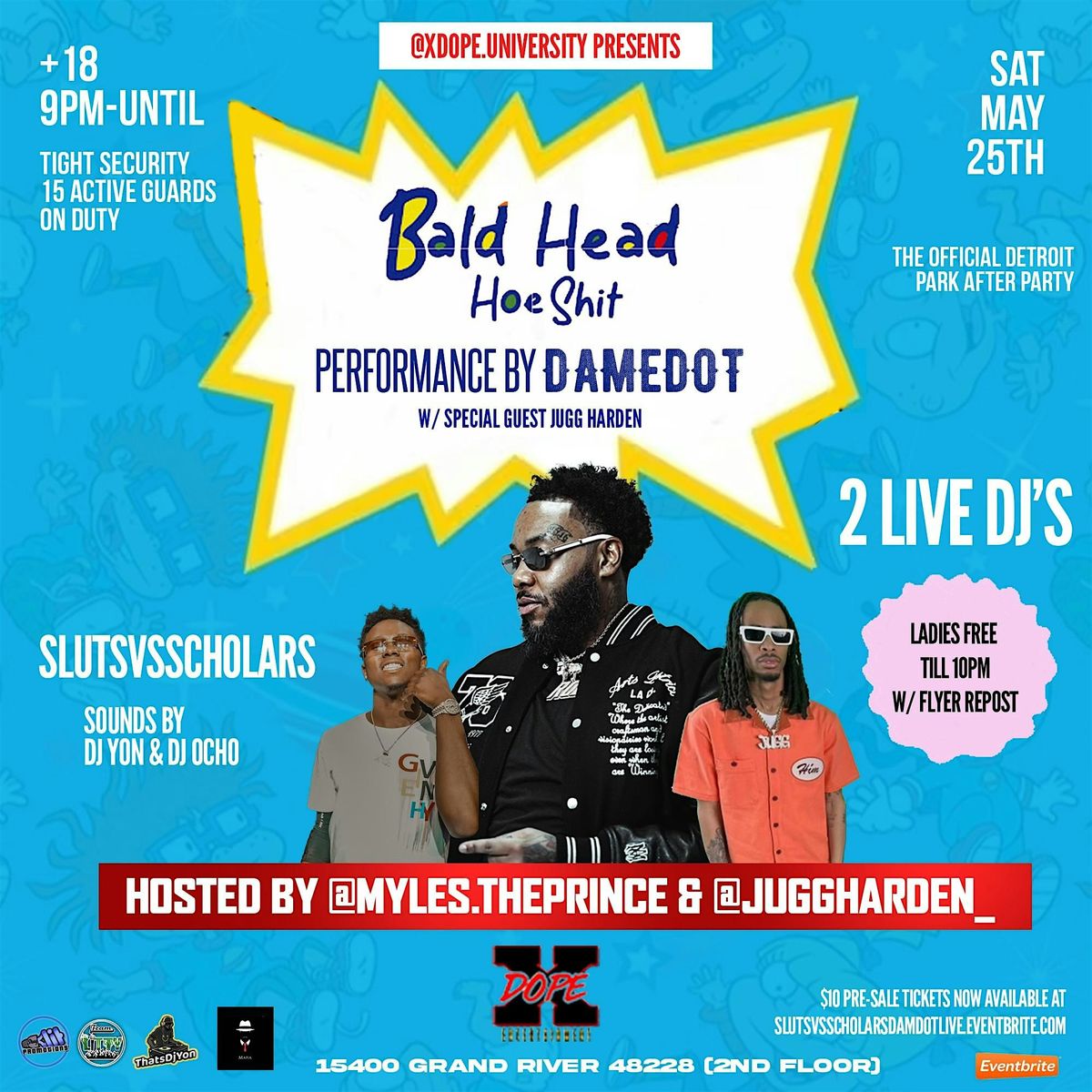 (+18) Bald Head Hoe Sh*t : RGS DAMEDOT LIVE! Sluts vs Scholars Edition ...