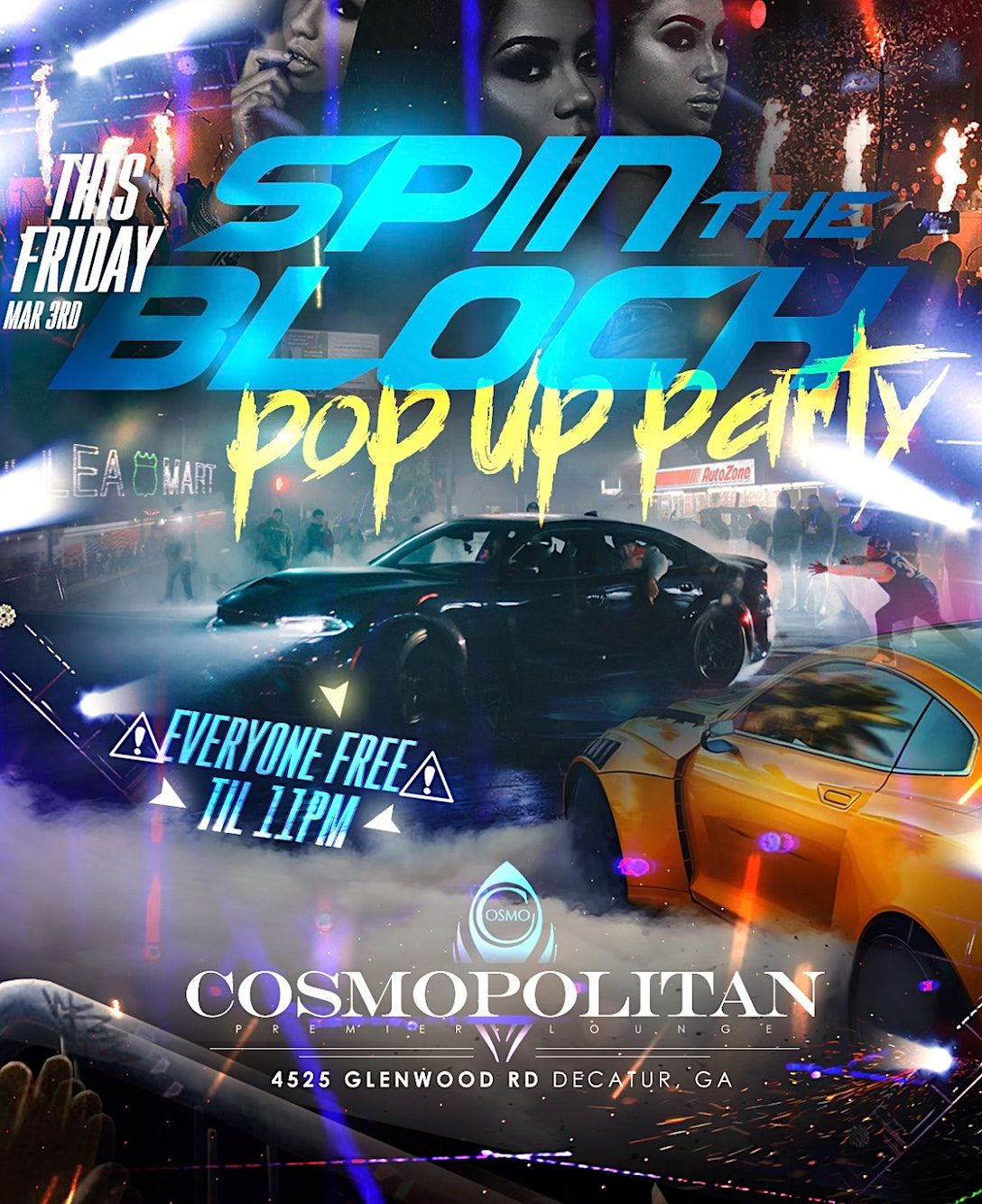 OTF x SPIN THE BLOCK" POP UP" PARTY [18 OR OLDER], Cosmopolitan Premier ...