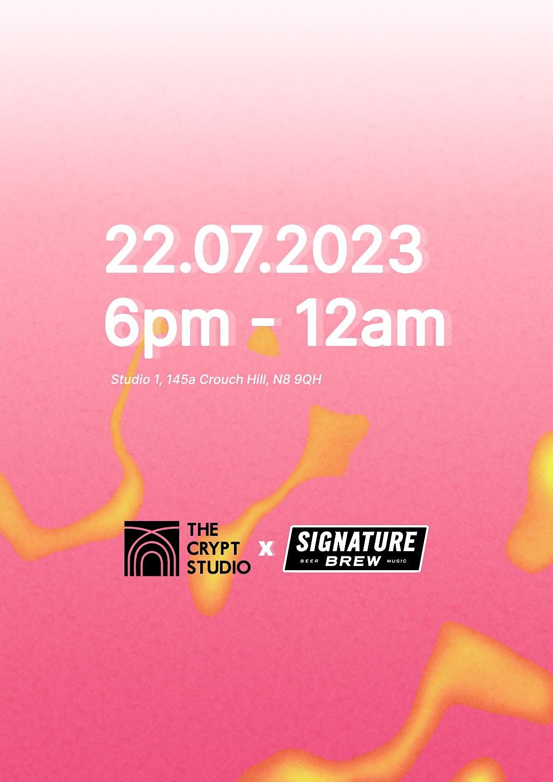 The Crypt Studio X Signature Brew Summer Party, The Crypt Studio ...