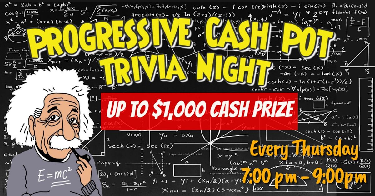 Progressive Cash Pot Trivia with Shoji (Thursday), The Revel Patio ...
