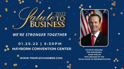 2022 Salute to Business, Mayborn Convention Center, Temple, 25 January 2022