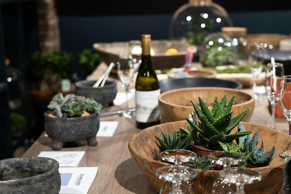 Sip & Plant | Wine Tasting & Succulent Planting Workshop, Humble Grape ...