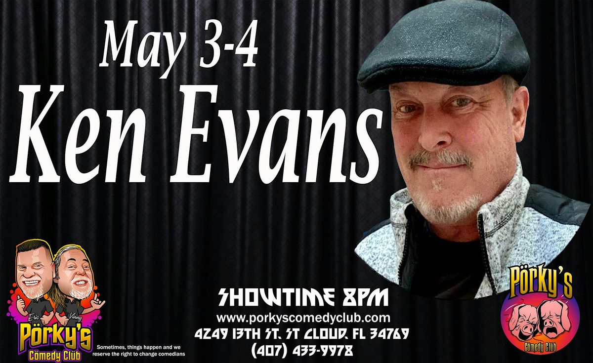 Ken Evans 2024, Porky's Comedy Club & Jimmy Bear's BBQ, St. Cloud, 3 May 2024