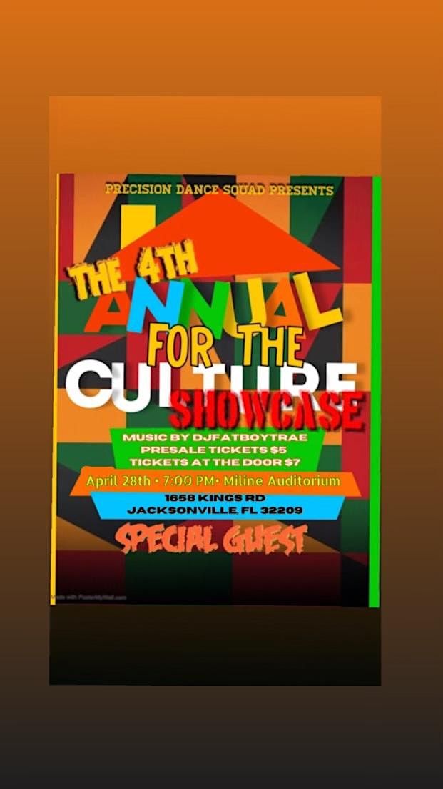 4th Annual For The Culture Showcase, Milne Auditorium, Jacksonville, 28 ...