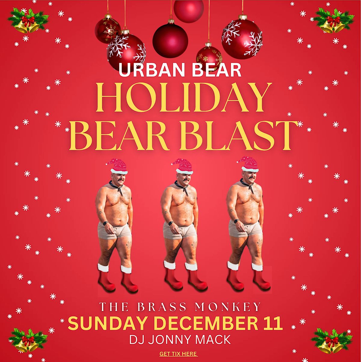 Urban Bear HOLIDAY BEAR BLAST Featuring DJ Jonny Mack @ The Brass Monkey, Brass Monkey, New York ...