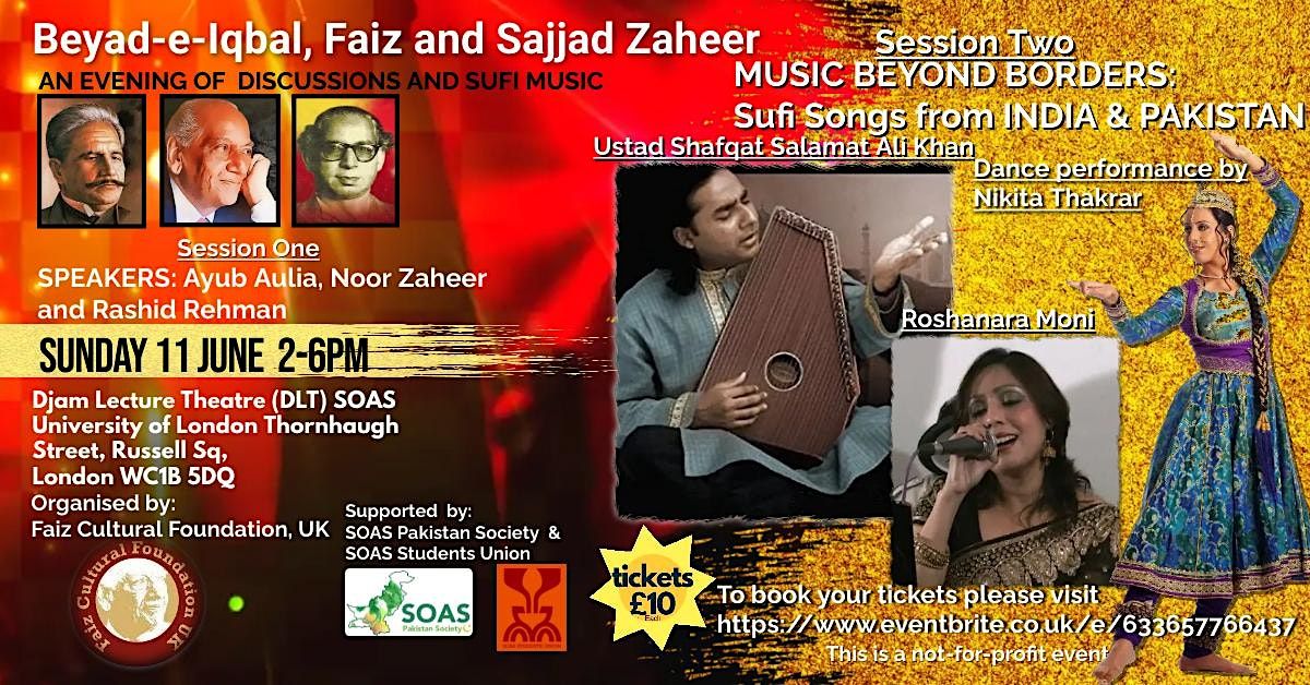 Beyad-e-Iqbal, Faiz and Sajjad Zaheer, SOAS University of London, 11 ...