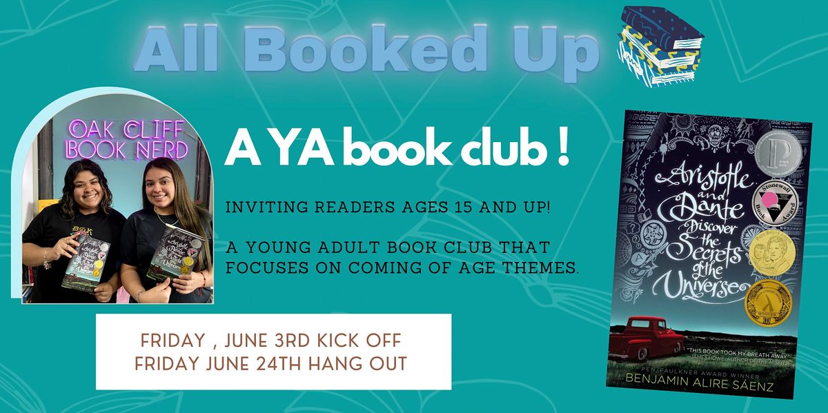 YA Book Club: Aristotle and Dante Discover the Secrets of the Universe ...